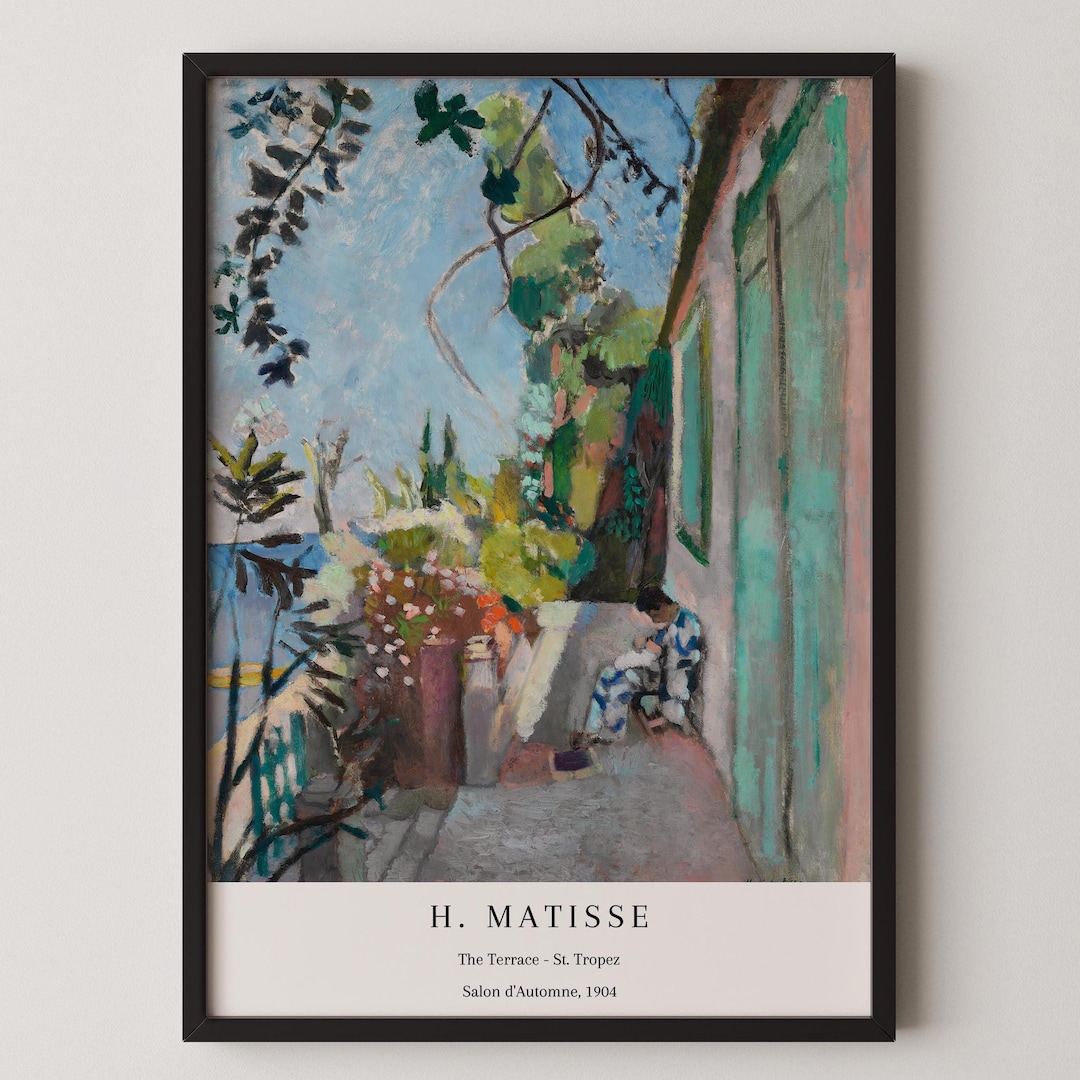 Henri Matisse - the Terrace St. Tropez | Famous Painting (available ...