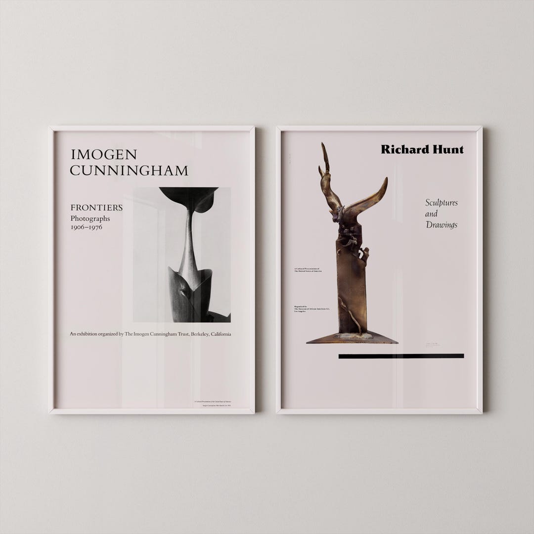 STATEMENT DUO USIA Posters - Imogen Cunningham and Richard Hunt | We ...