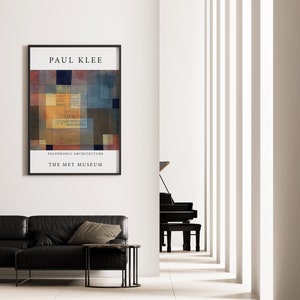 Paul Klee Polyphonic Architecture Modern Art Exhibition Poster ...
