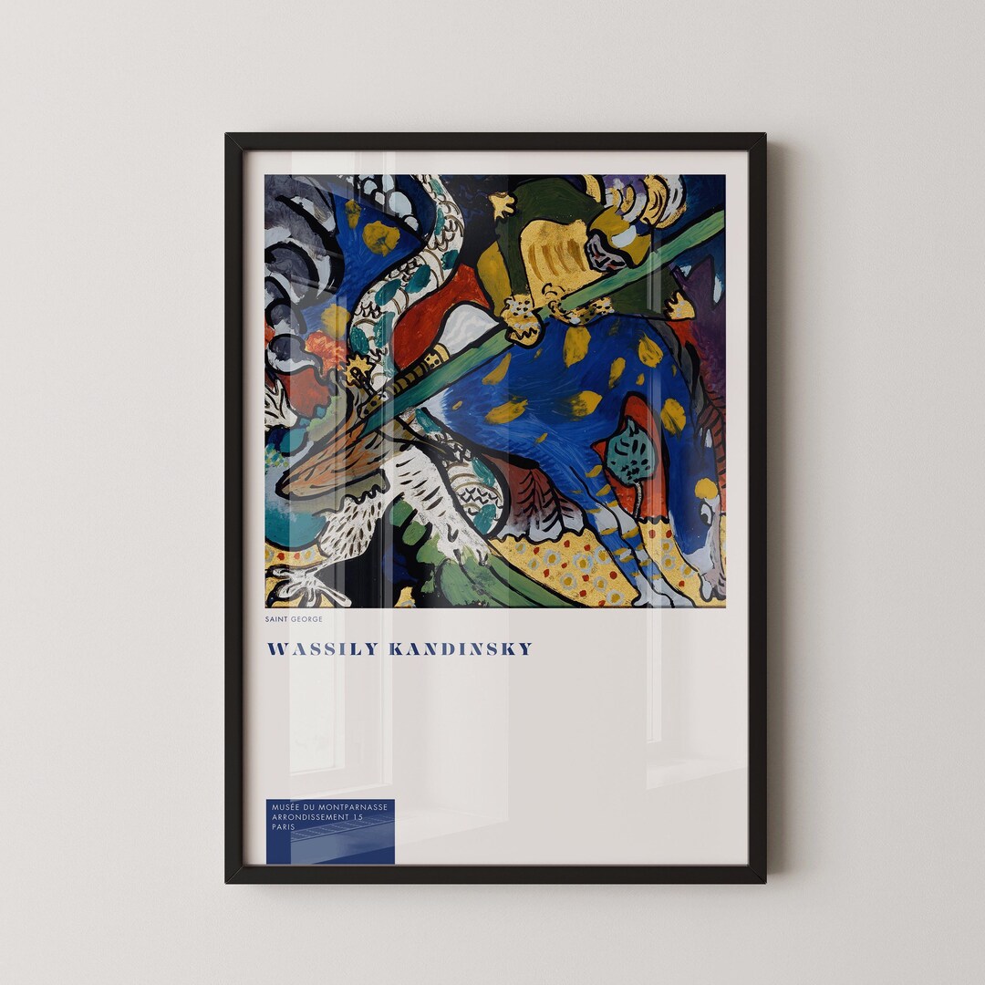 Wassily Kandinsky - St. George | Modern Abstract Art (available ...