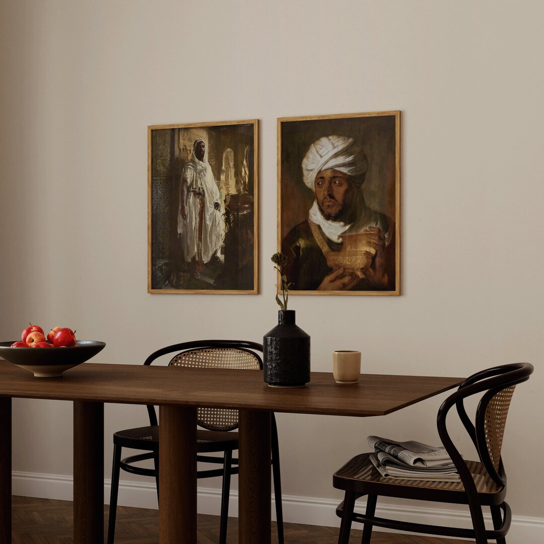 Set of 2 Orientalist Art Prints the Moorish Chief and the Moorish King ...