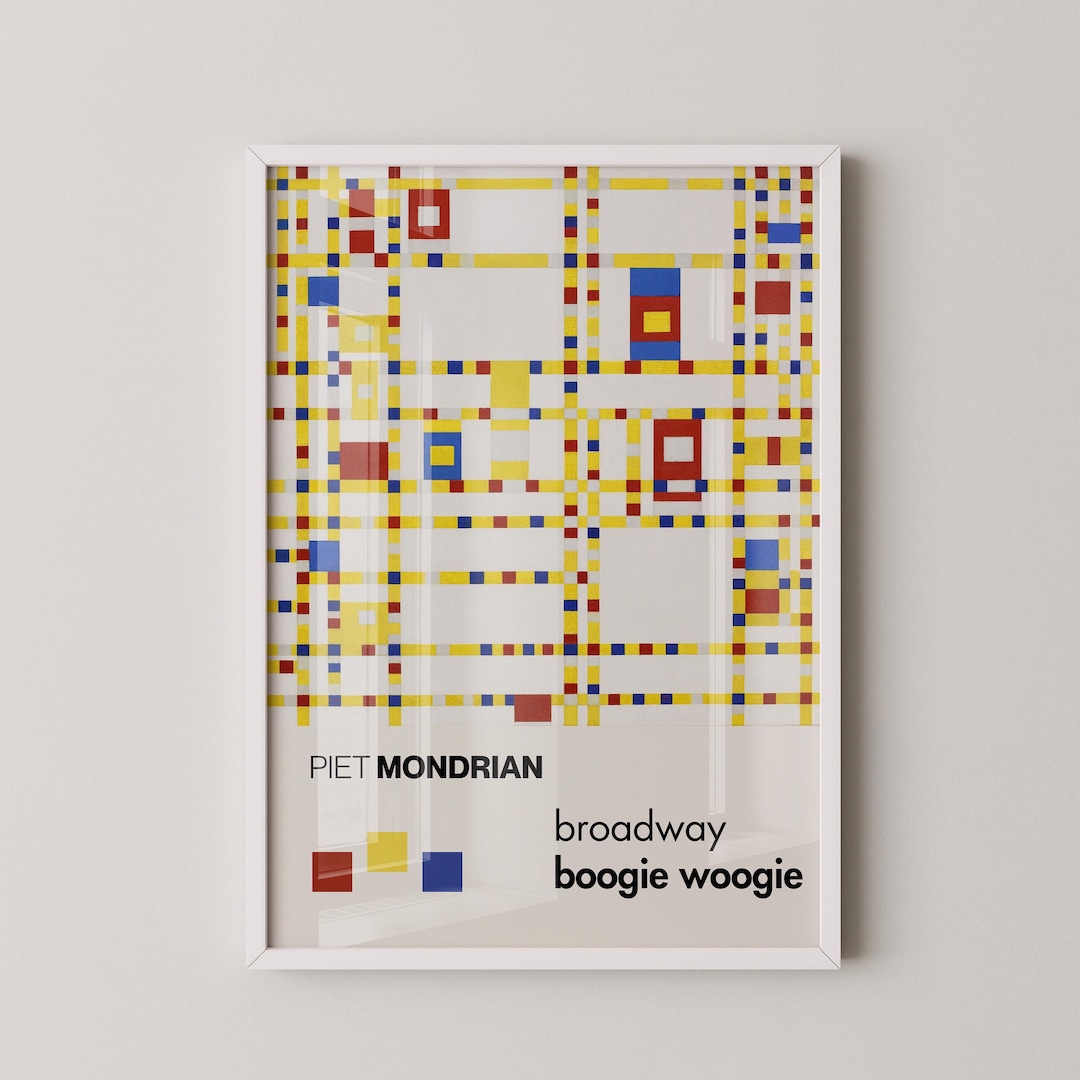 Piet Mondrian - Broadway Boogie Woogie PREMIUM GICLÉE PRINT | the ...