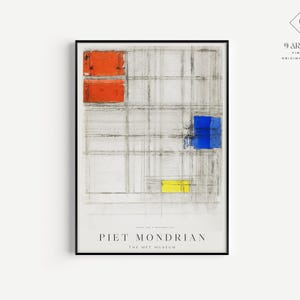 Piet Mondrian - Study for a Composition PREMIUM GICLÉE PRINT | Museum ...