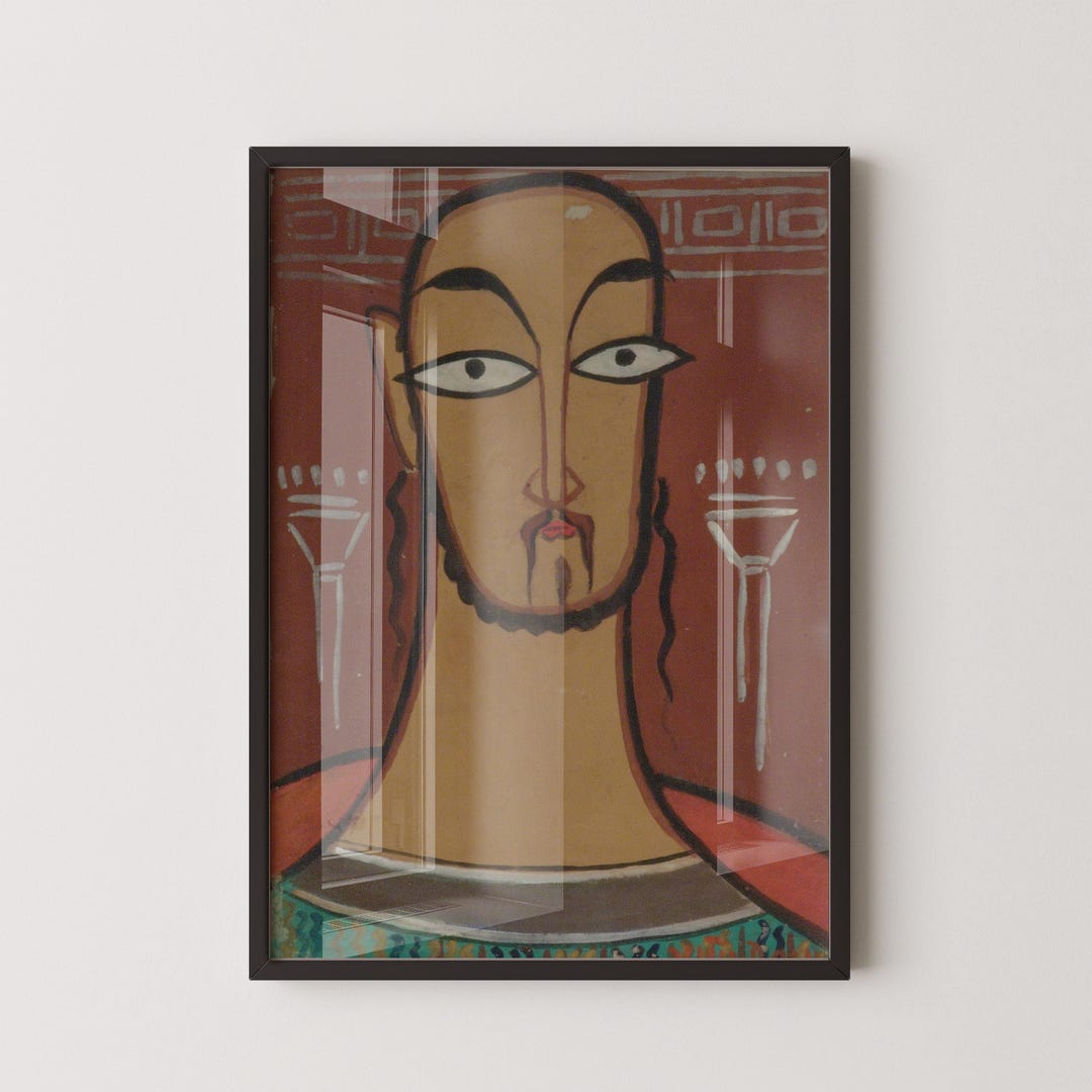 Jamini Roy - Christ (jishu) | Bengali Art (available Handframed or ...