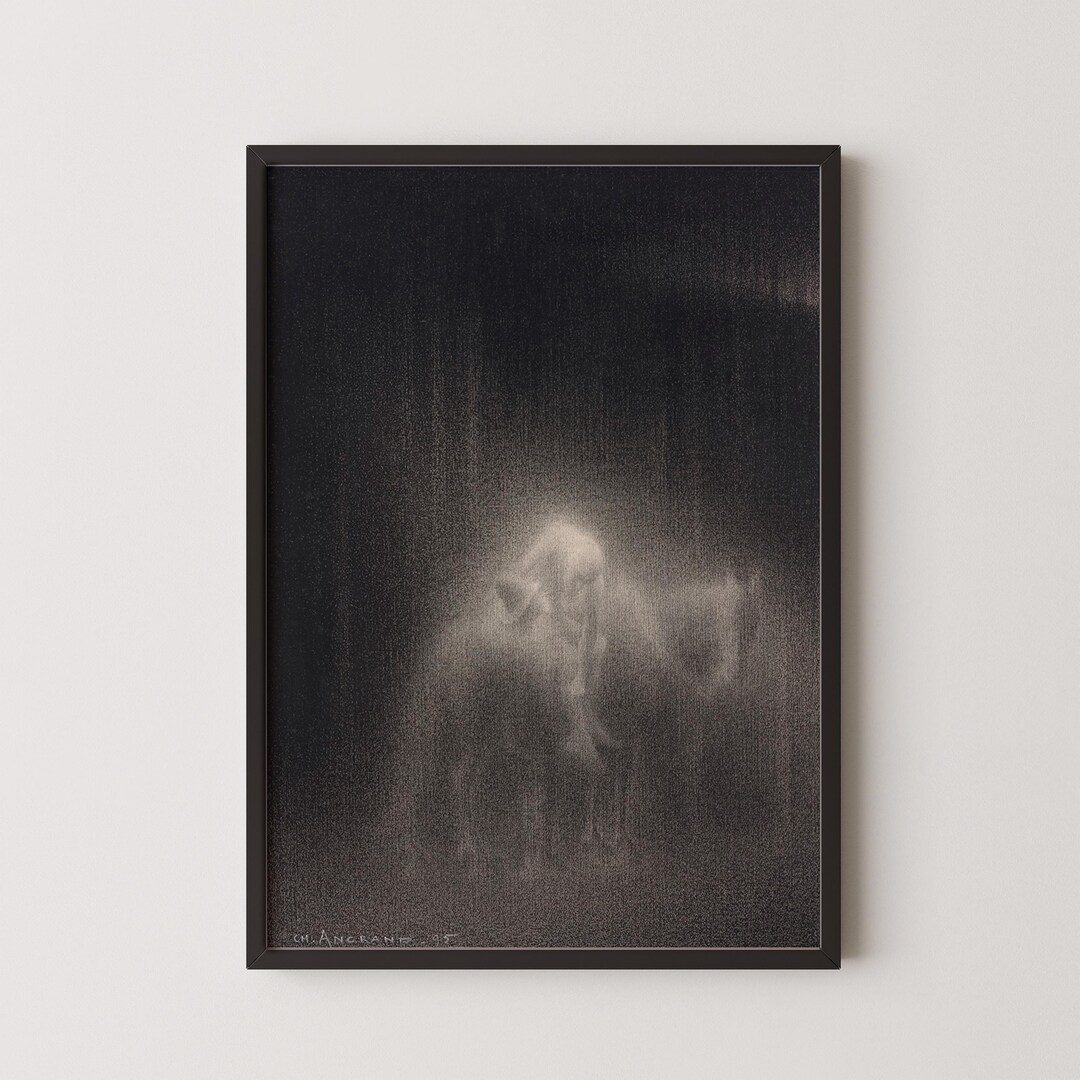 Charles Angrand - the Good Samaritan | Dreamlike Charcoal Drawing of ...