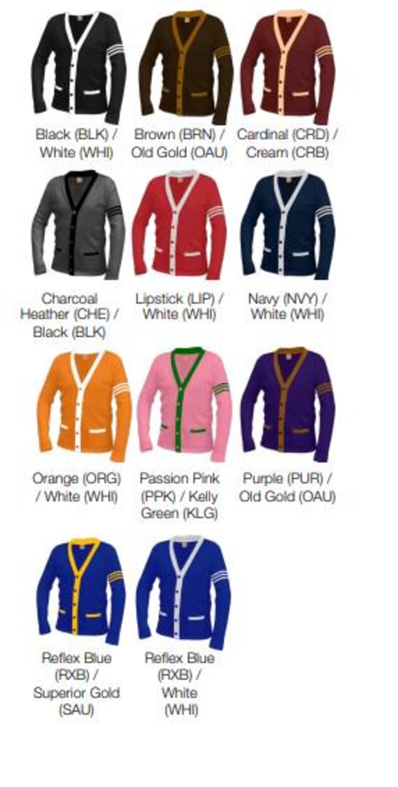 Custom Strip Cardigans - Etsy