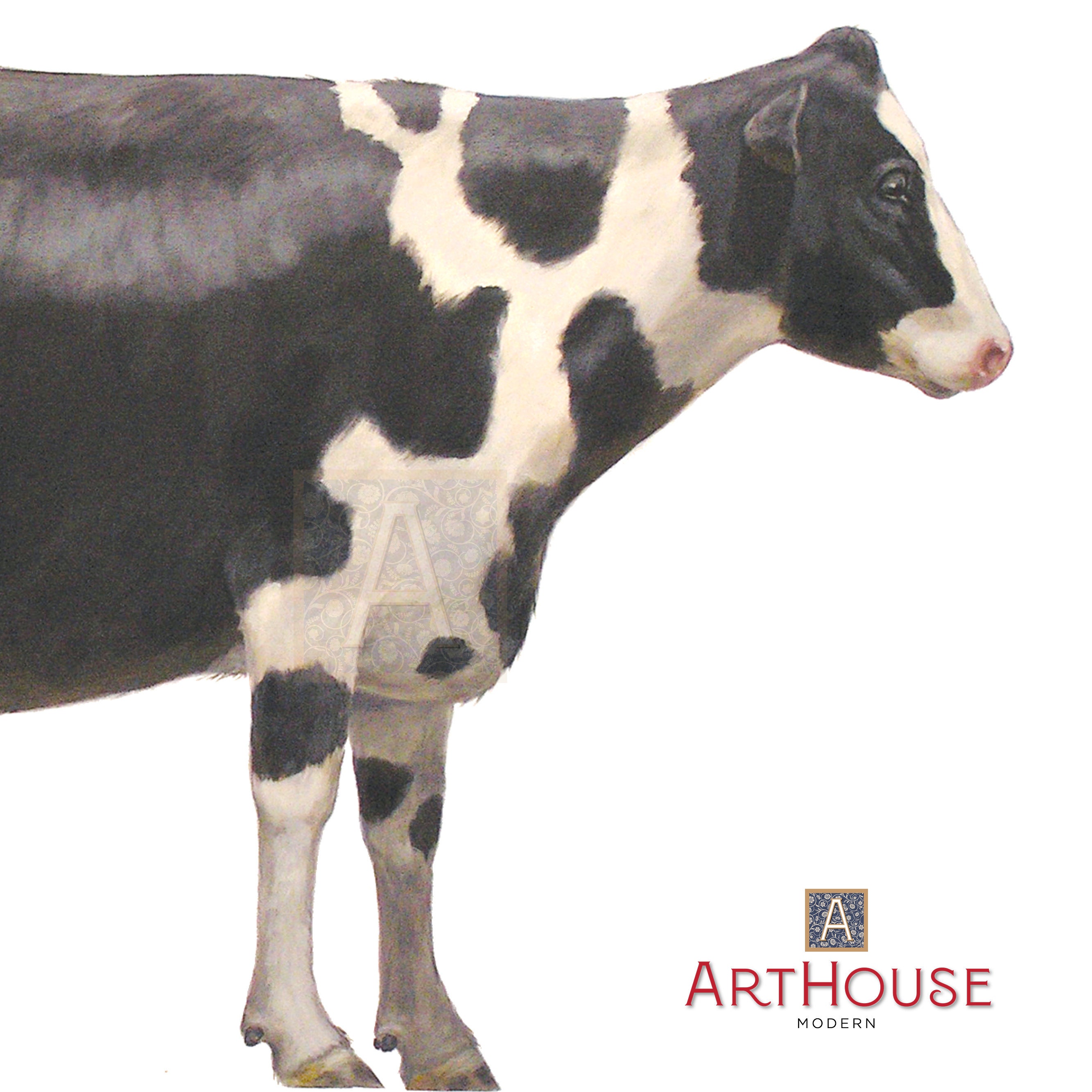 Cow Printable, Holstein Cow, Cow Wall Art, Cow Portrait Printable ...