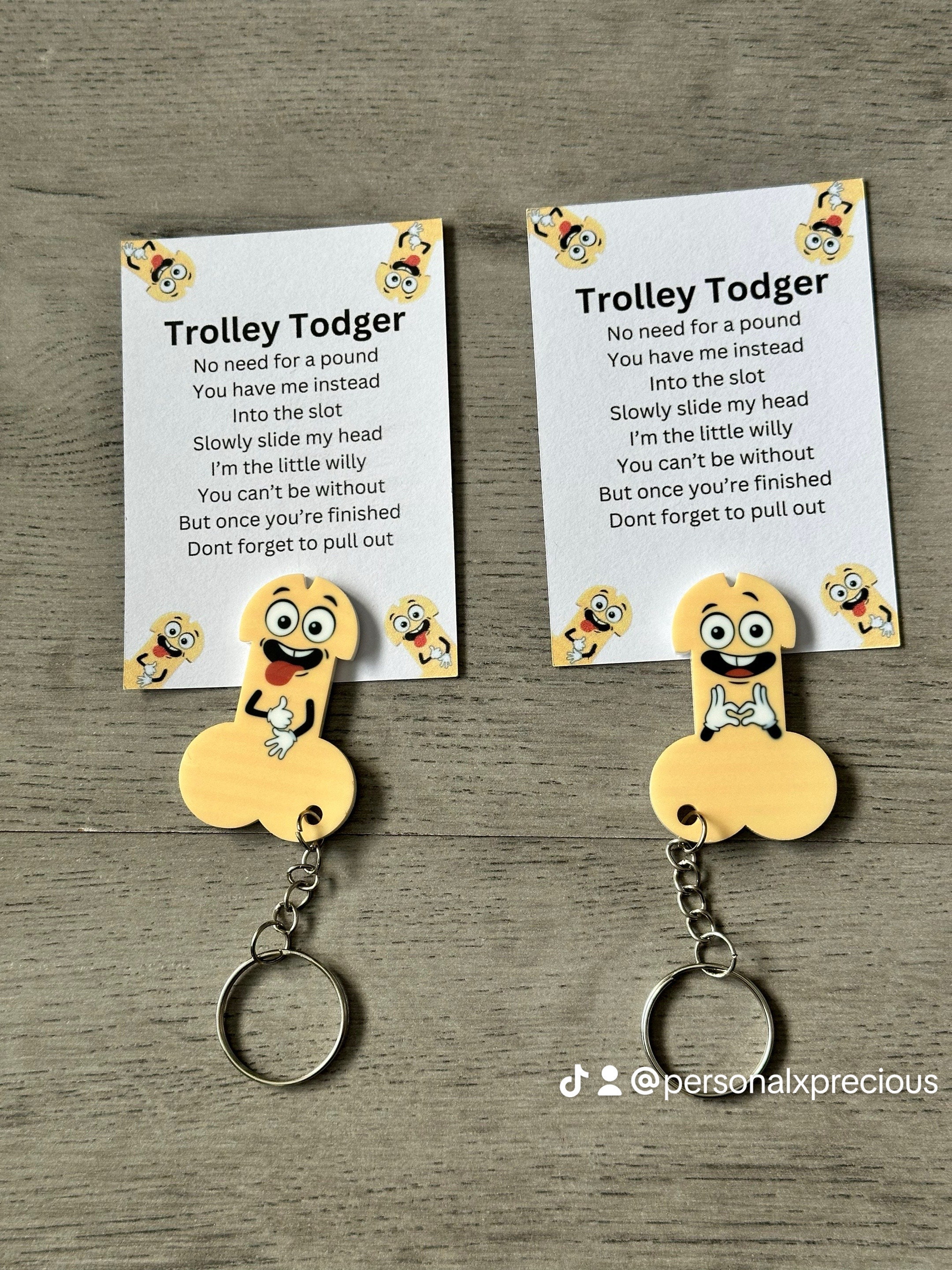 Trolley Todger, Trolley Token, Trolley Coin, Funny Gift, Willy Gift ...