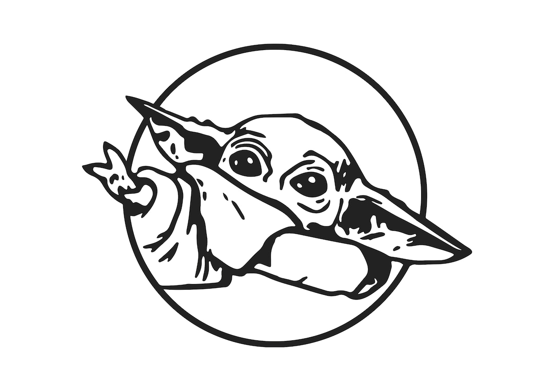 Grogu Svg Baby Yoda svg Mandalorian svg Star Wars svg Cut - Etsy France