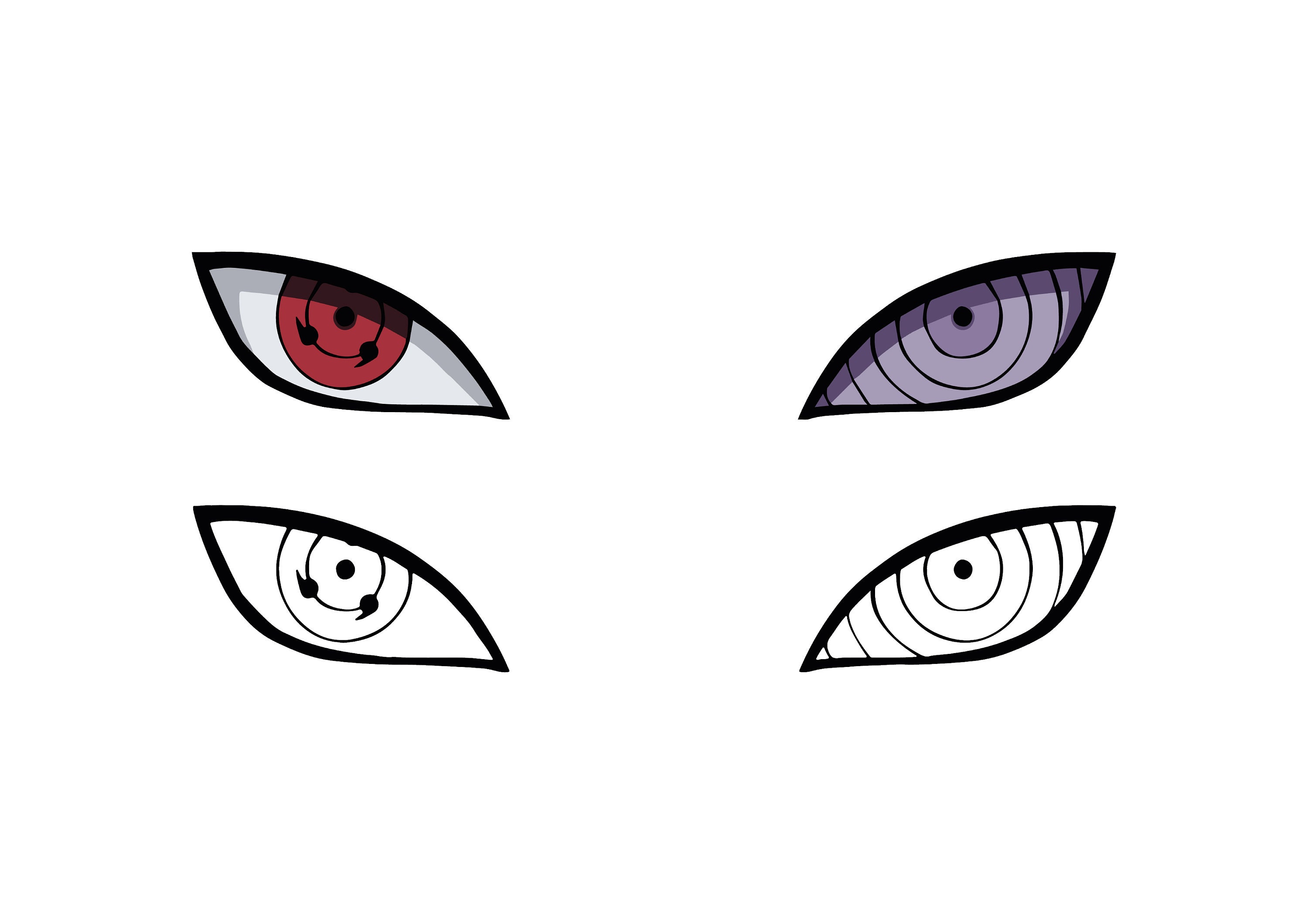 Naruto Rinnegan Eye Drawing