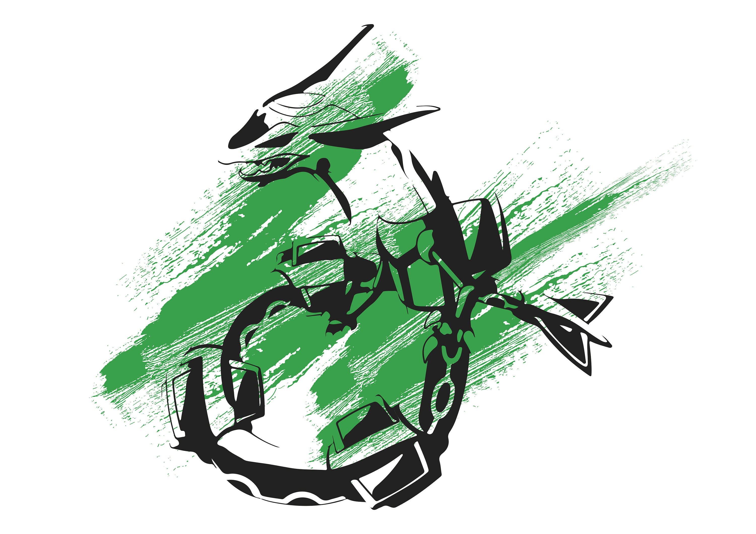 Rayquaza Svg Pokemon Svg Ai Eps Png Svg File for Cricut - Etsy Canada