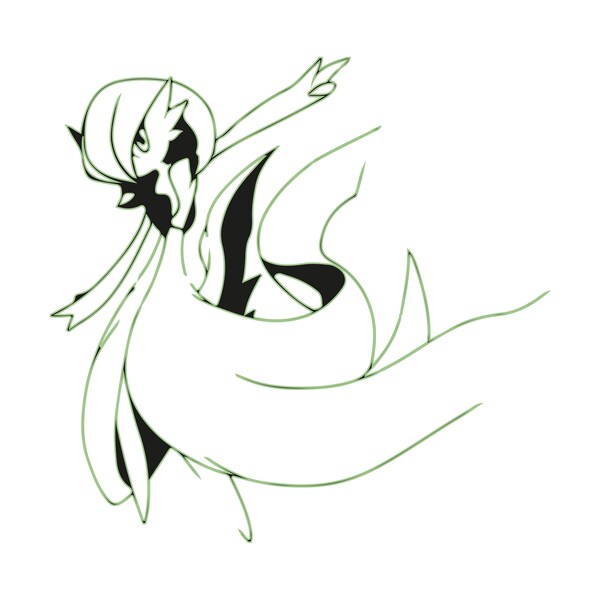 Gardevoir Silhouette - Etsy Canada