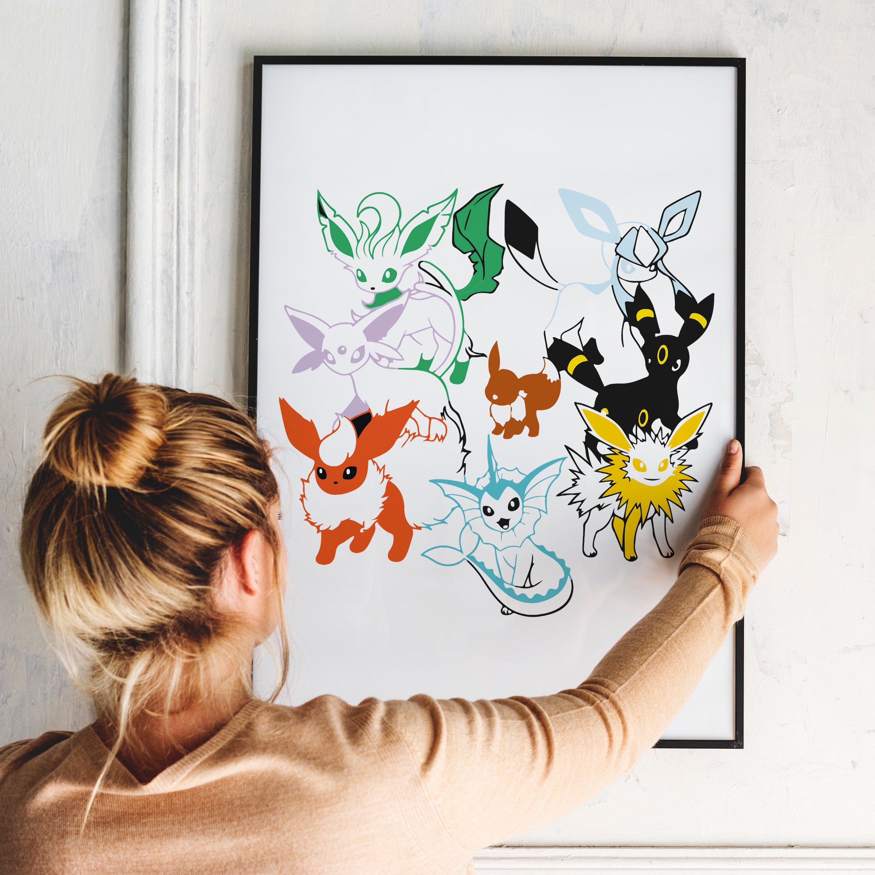 Eevee Svg / Eevee Evolutions Pokemon Cricut Vector Bundle - Etsy