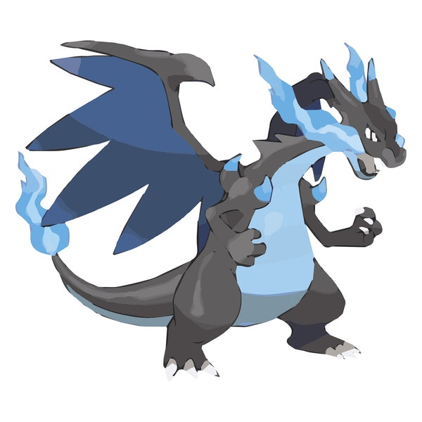 Mega Charizard Svg - Etsy