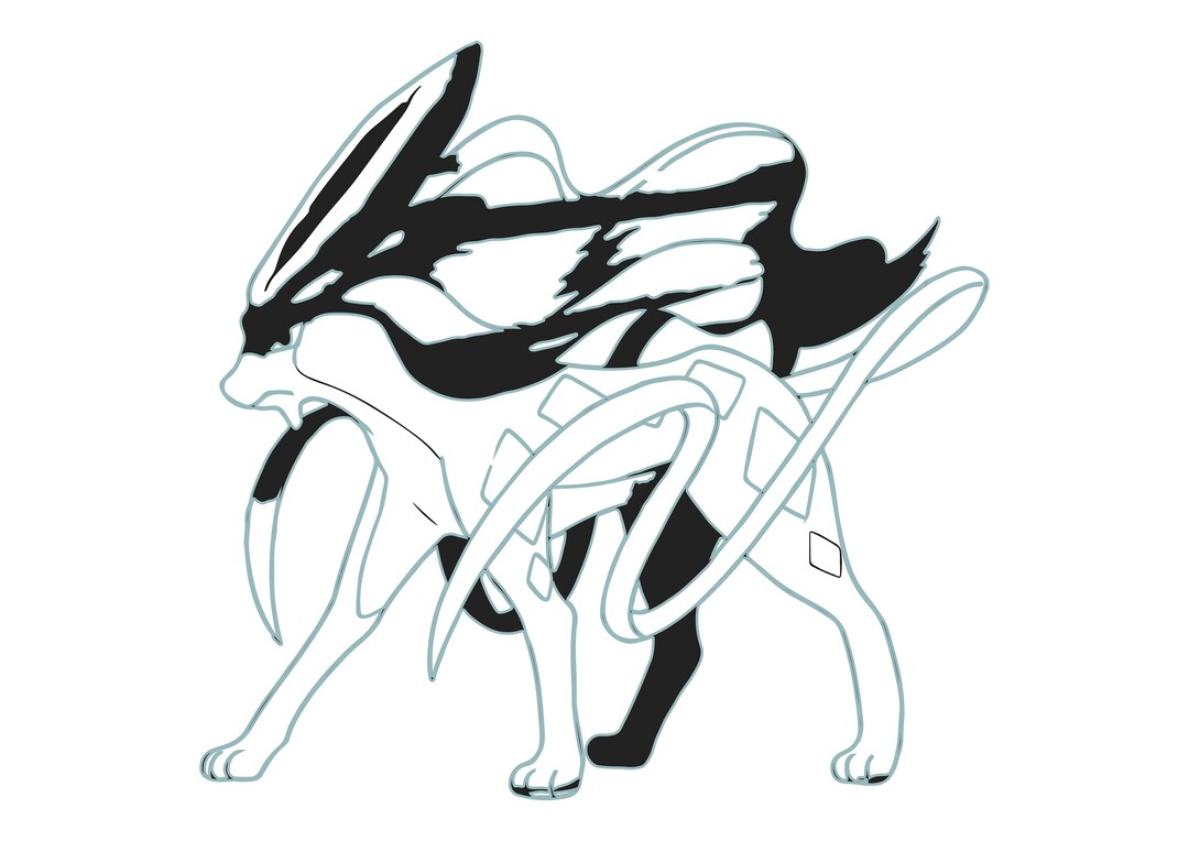Suicune Svg Suicune Png Pokemon Cricut Vector Cut File for - Etsy