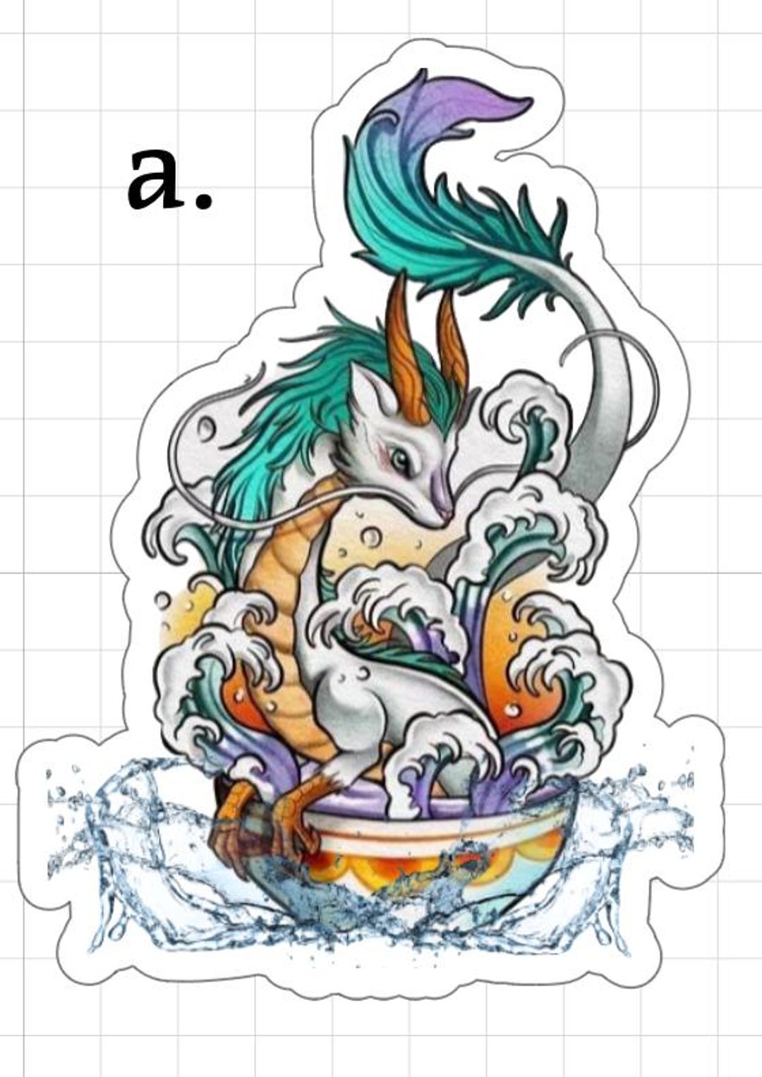 Haku, Otori-sama and Susuwatari Spirit Stickers. Studio Ghibli Range of ...