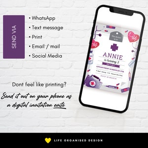 Kids Doctor Invitation | Editable Medical Party Invite - Etsy