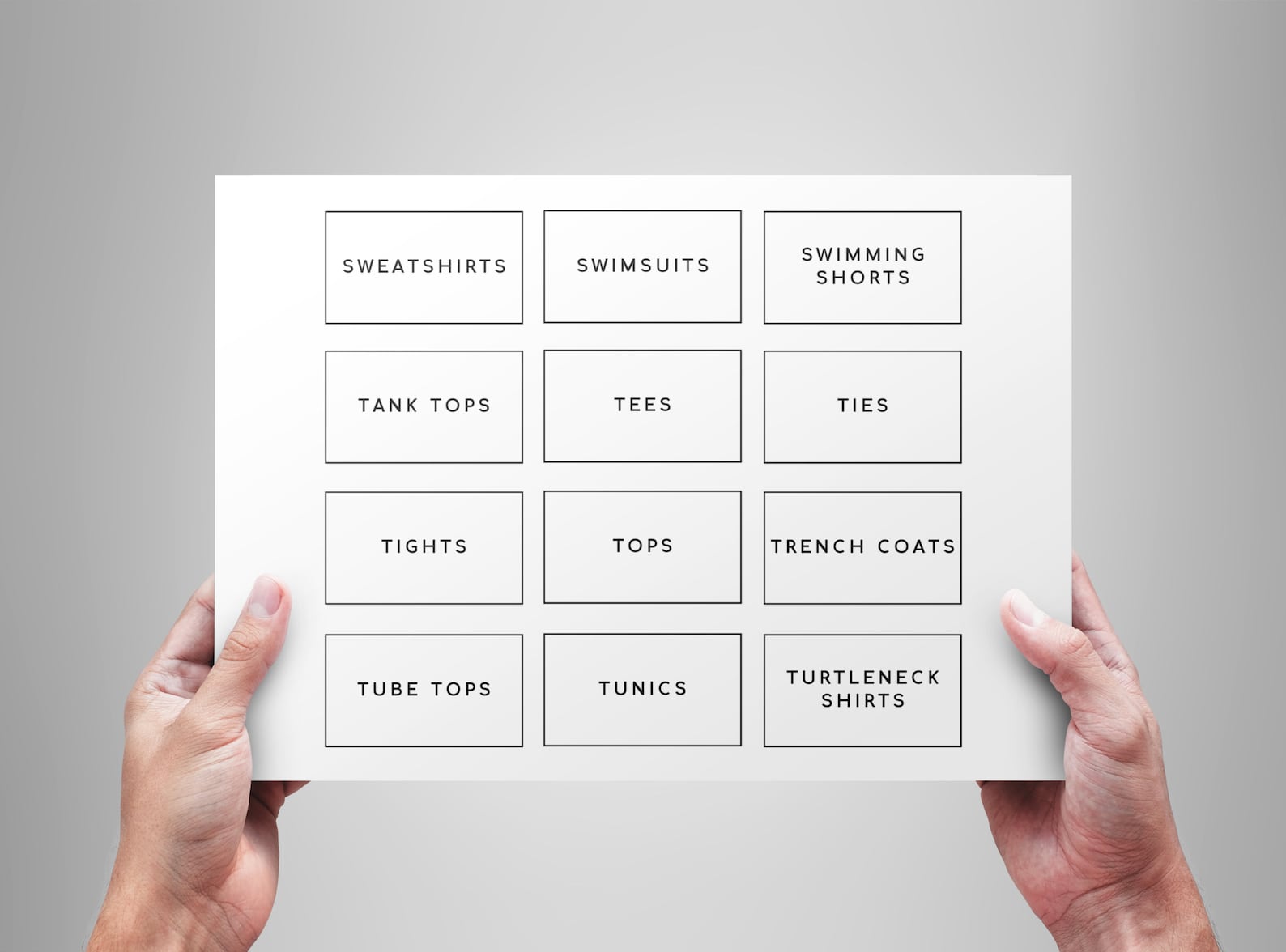 Clothes Drawer Labels Printable for Wardrobe Organization - Etsy