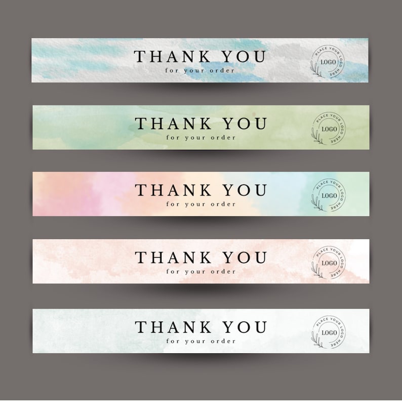 Etsy Shop Receipt, Etsy Receipt Banner Canva Templates, Etsy Order ...