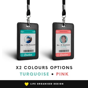 Kids Doctor ID Badge Printable Editable Hospital Staff ID Pretend Play ...