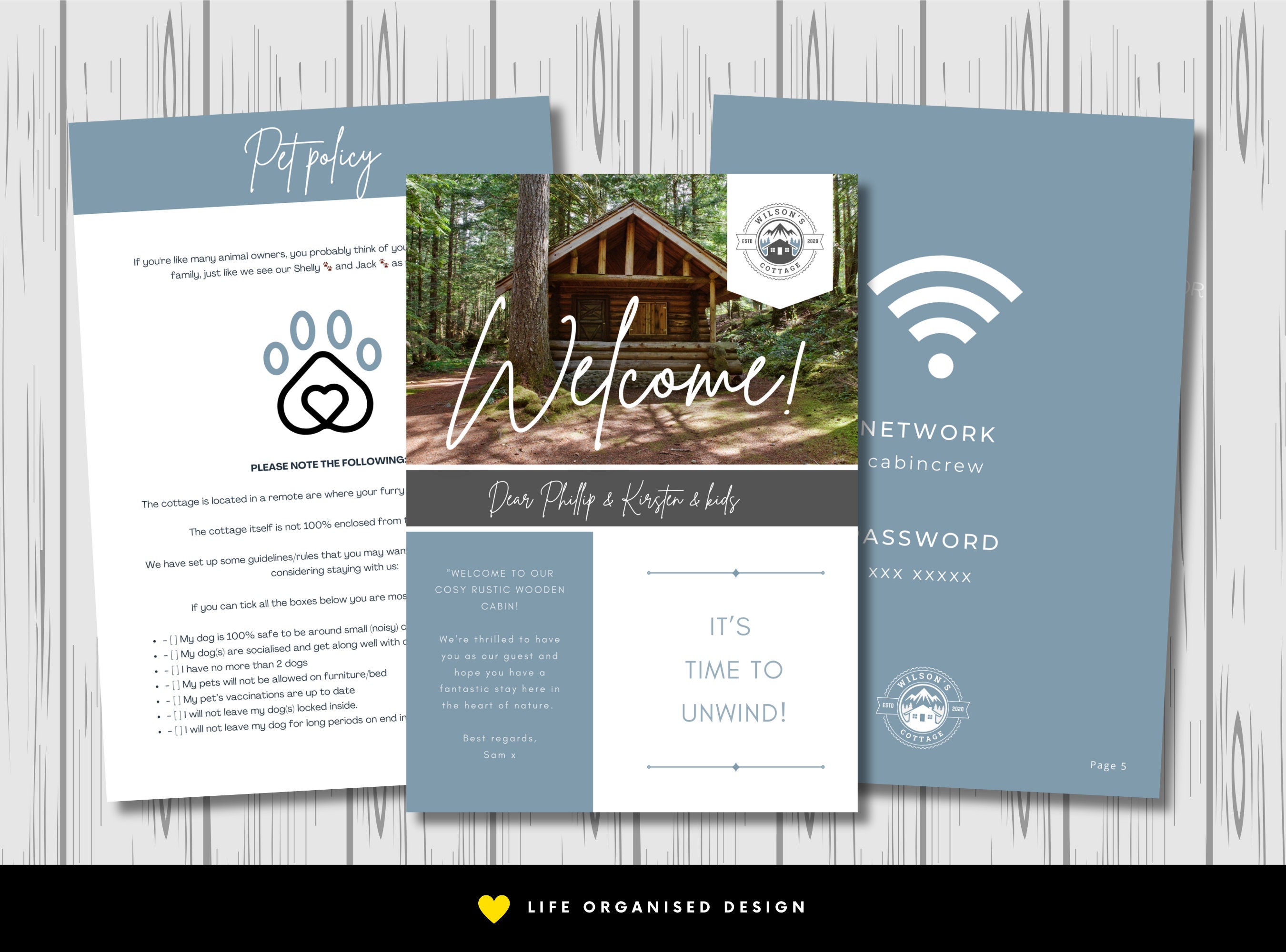 Customizable Airbnb Welcome Booklet – Editable Host Template - Etsy