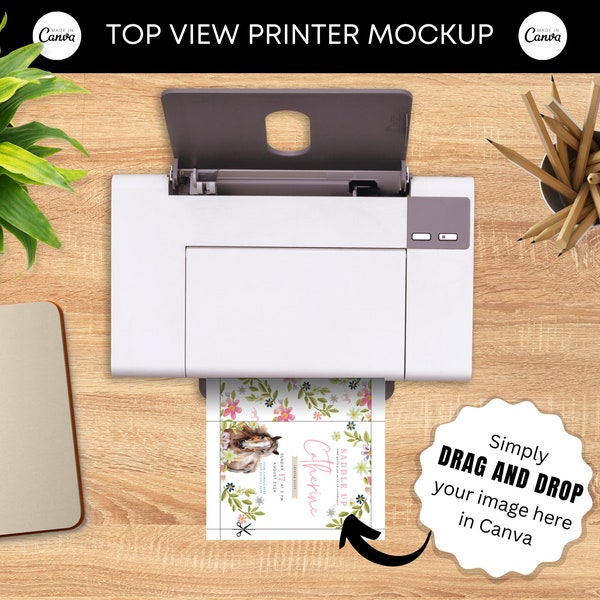 Canva Printer Mockup - Etsy