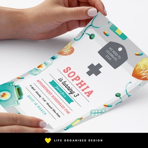 Kids Doctor Invitation | Editable Medical Party Invite - Etsy