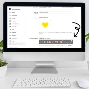 Editable Order Receipt Banner for Etsy Shop - Etsy