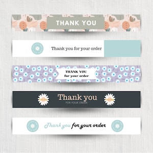 Etsy Shop Order Receipt Banner Editable Template - Etsy