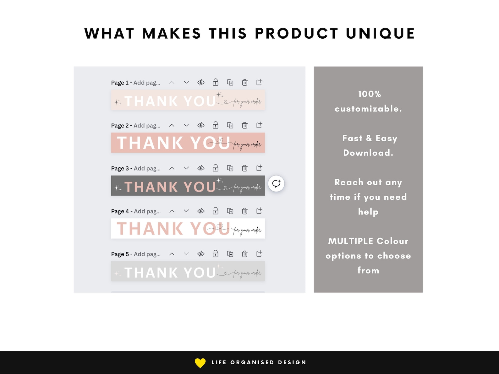 Editable Order Receipt Banner for Etsy Shop - Etsy