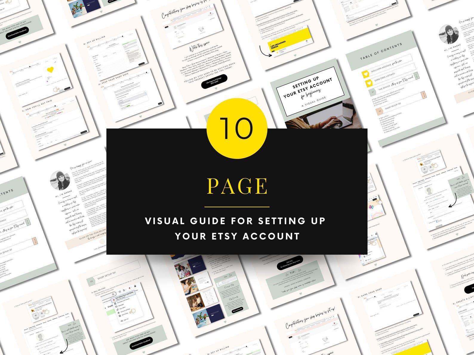 A Beginner's Visual Step-by-step Guide to Create and Set up Your Etsy ...