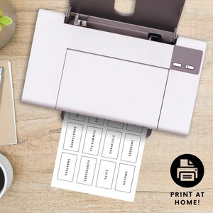 Clothes Drawer Labels Printable for Wardrobe Organization - Etsy