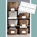 Linen Organization Printable Closet Labels | Signs for Bedding ...