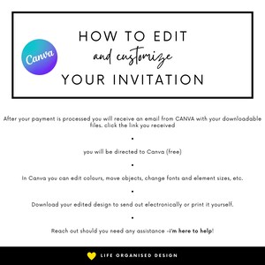 Teenage Boy Birthday Invitation Basic Black and White Invite for Teen ...