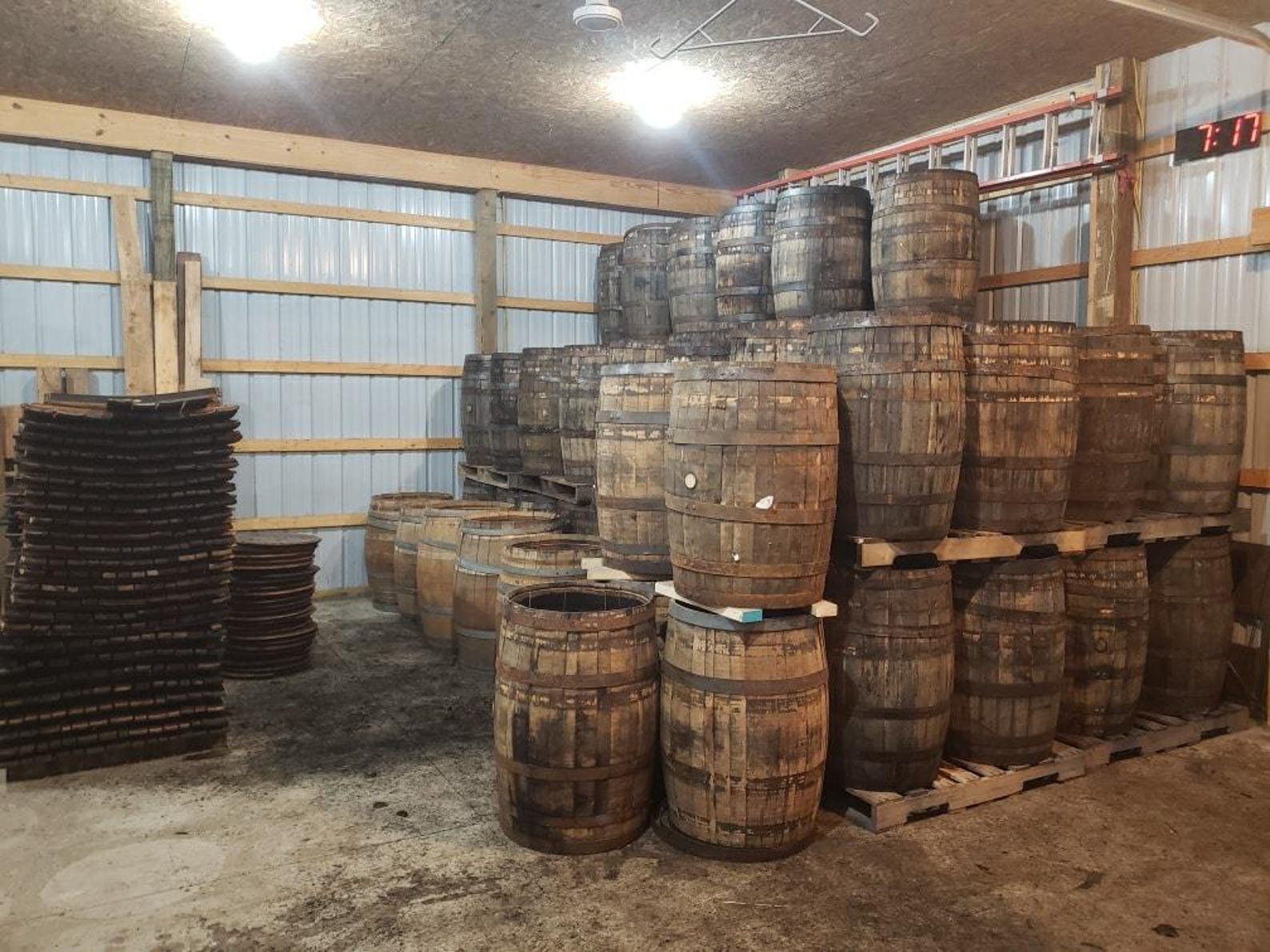 Corner Barrel Cabinet-quarter Barrel-whiskey Barrel-bar Storage - Etsy