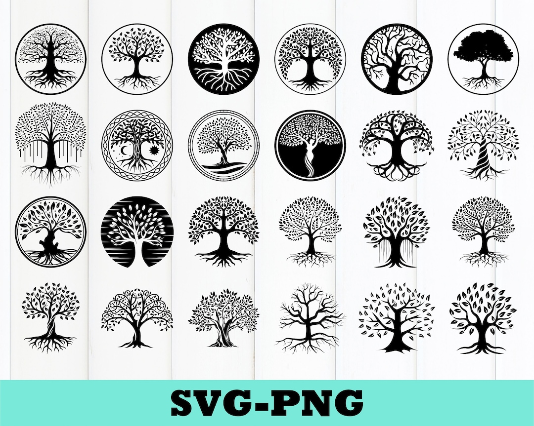 Tree of Life Svg, Tree of Life Bundle Svg, Digital Files, Digital ...
