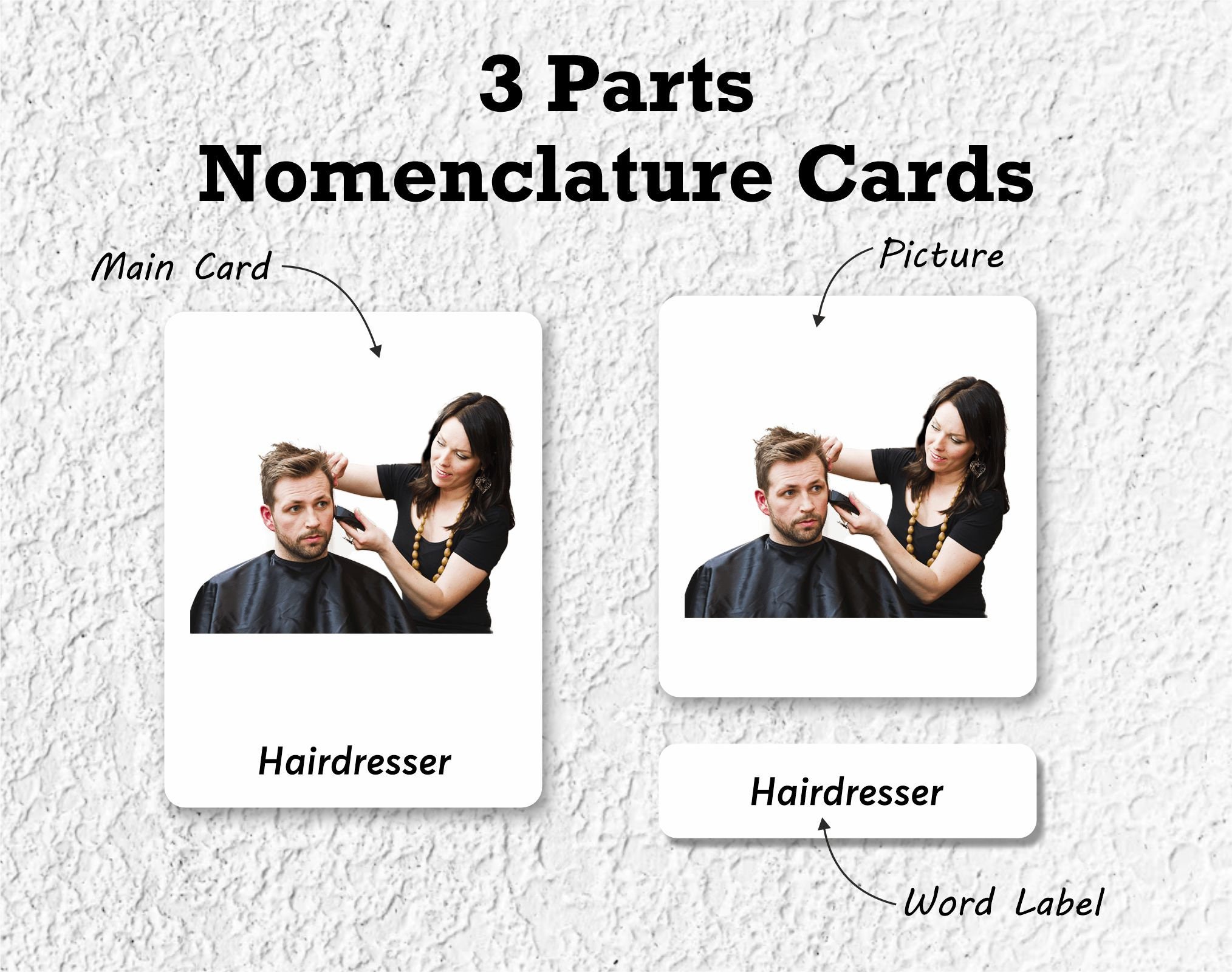 36 PROFESSIONS Montessori Flashcards, PROFESSIONS Flash Cards, PDF ...