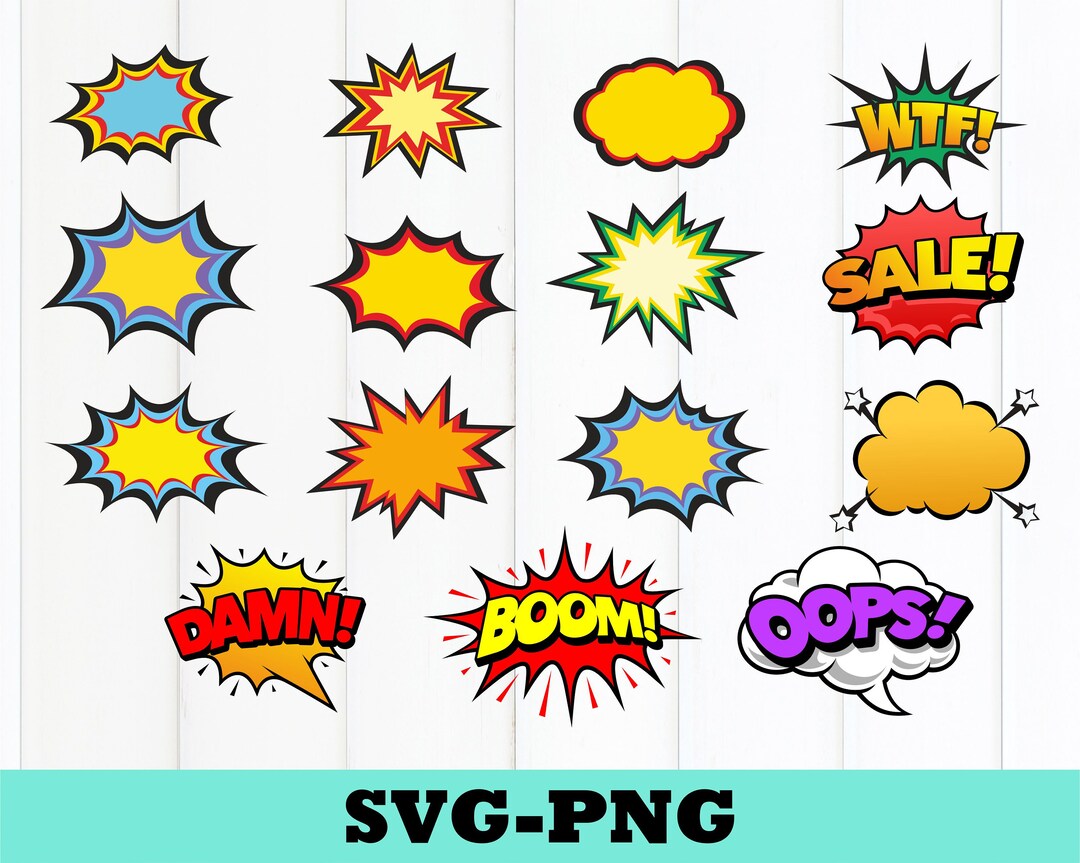 Comic Blaster Svg, Comic Svg, Cartoon Comic Svg, Comic Text Svg - Etsy ...