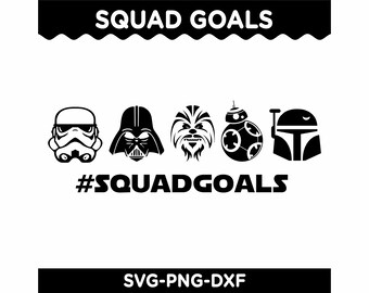 Star Wars Squad Goal SVG - Etsy