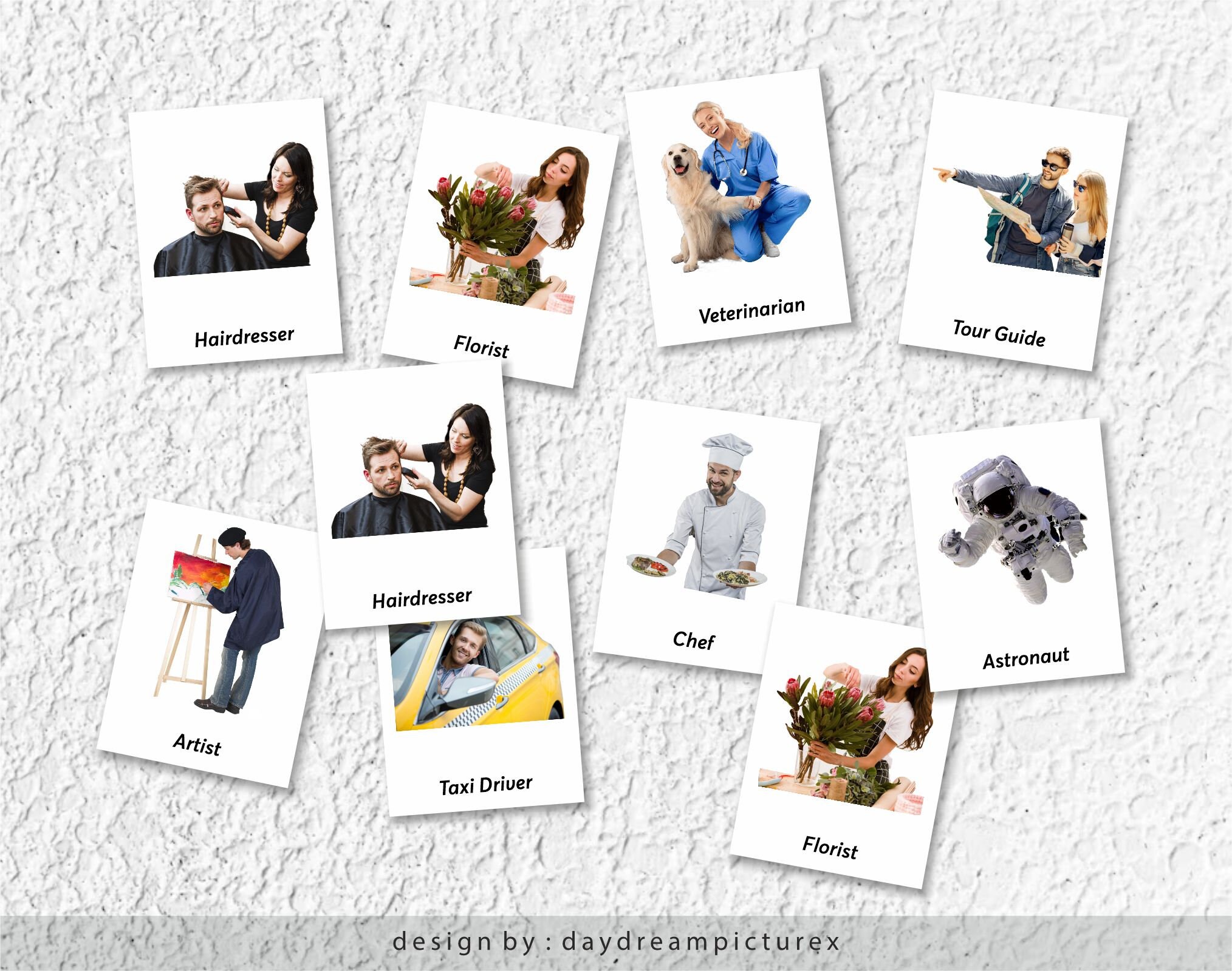 36 PROFESSIONS Montessori Flashcards, PROFESSIONS Flash Cards, PDF ...