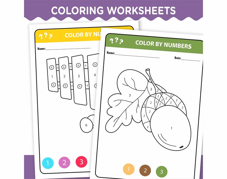 Printable Colouring Sheets, Colour by Number, Coloring Pages, Printable ...