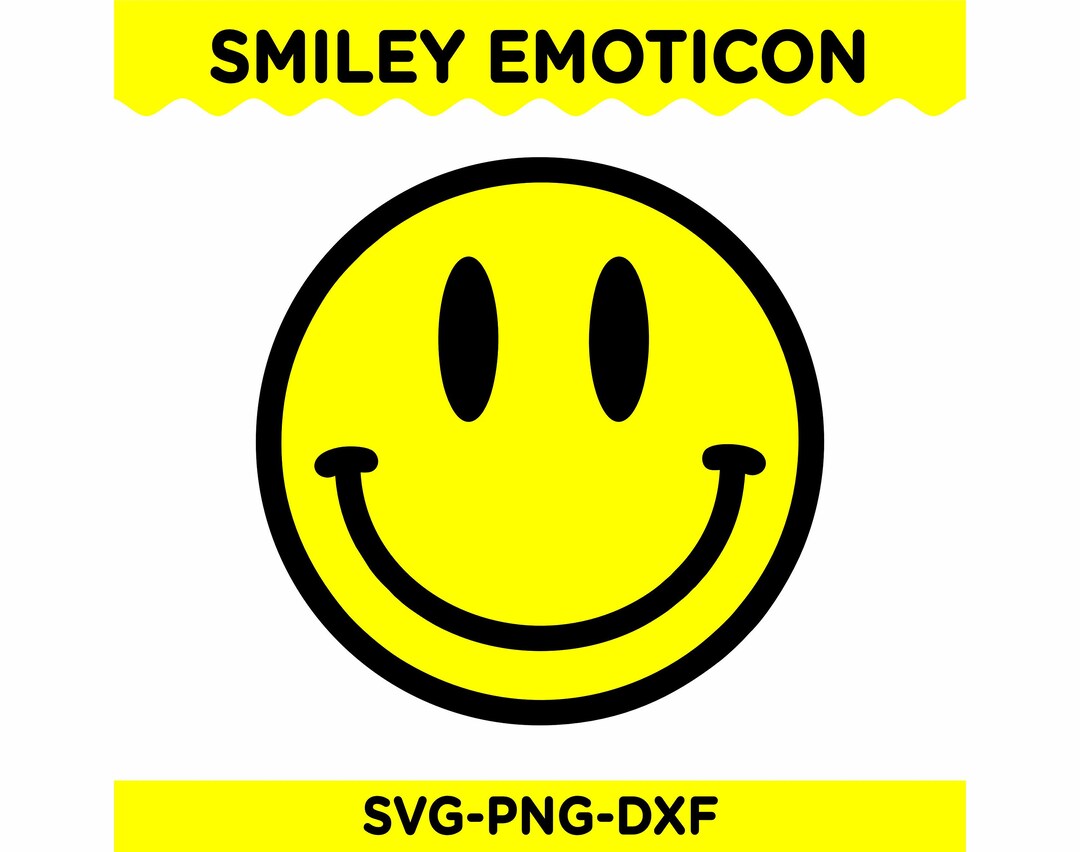 SMILEY Digital File for Download SVG - PNG - Etsy