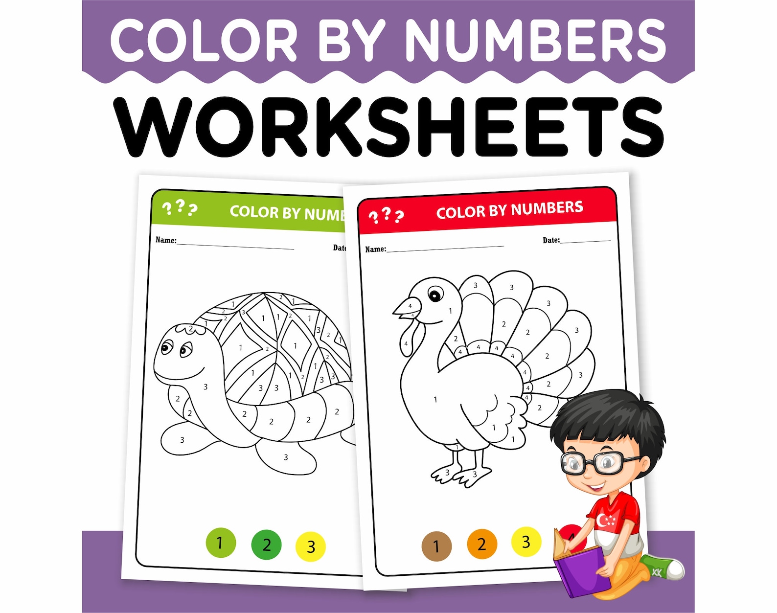Printable Colouring Sheets, Colour by Number, Coloring Pages, Printable ...