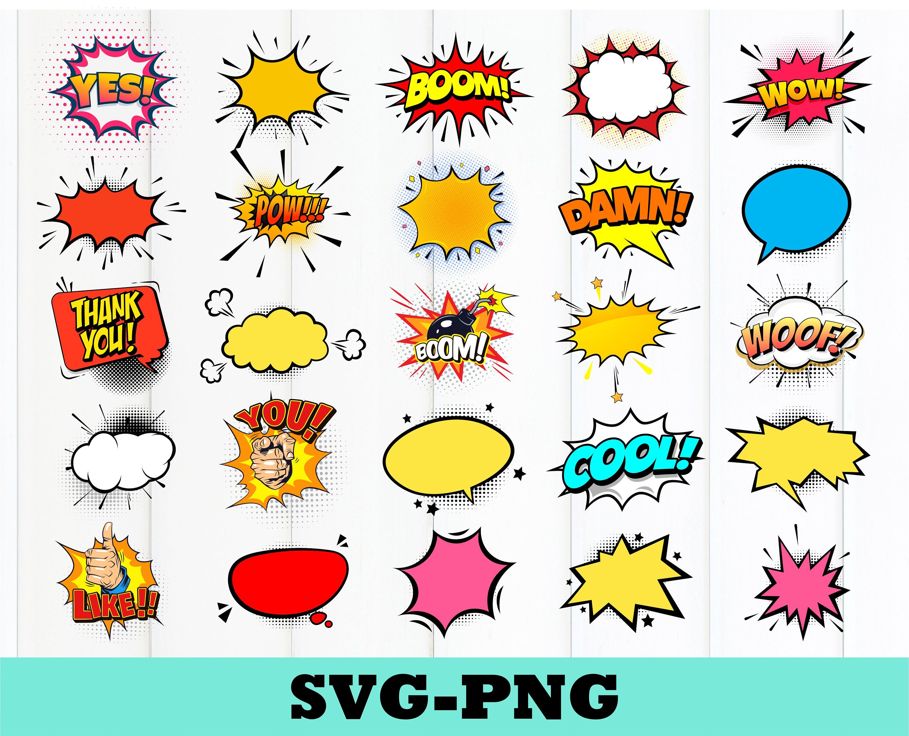 Comic Blaster Svg Comic Svg Cartoon Comic Svg Comic Text - Etsy Australia
