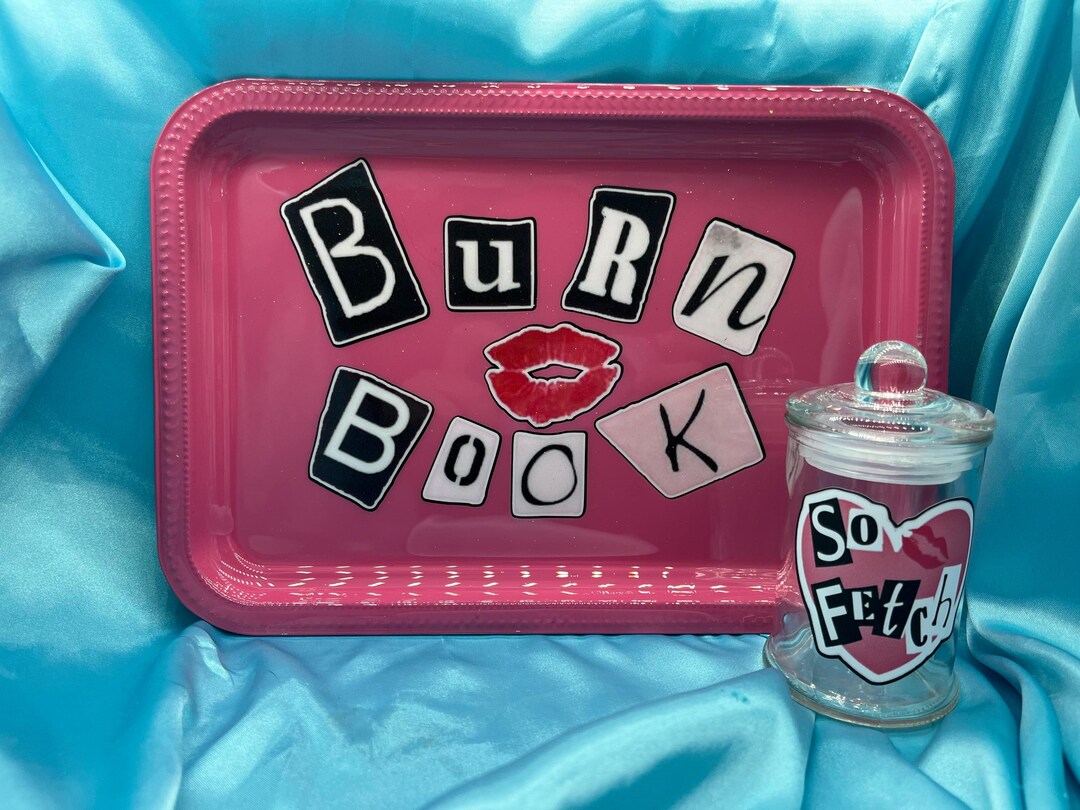 Burn Book Tray and Jar - Etsy
