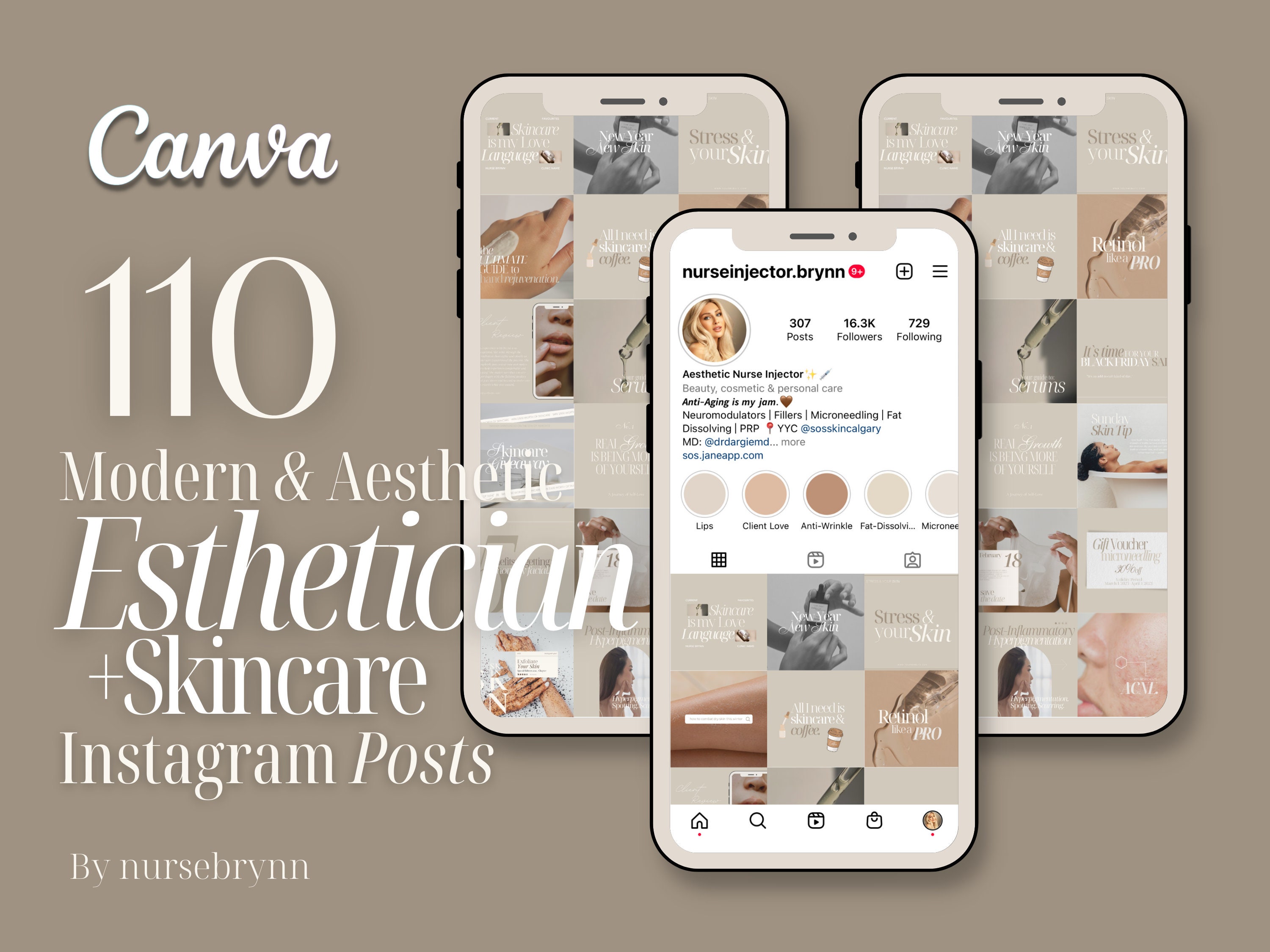 220 Esthetician Instagram Templates Skincare Instagram Posts Beauty ...
