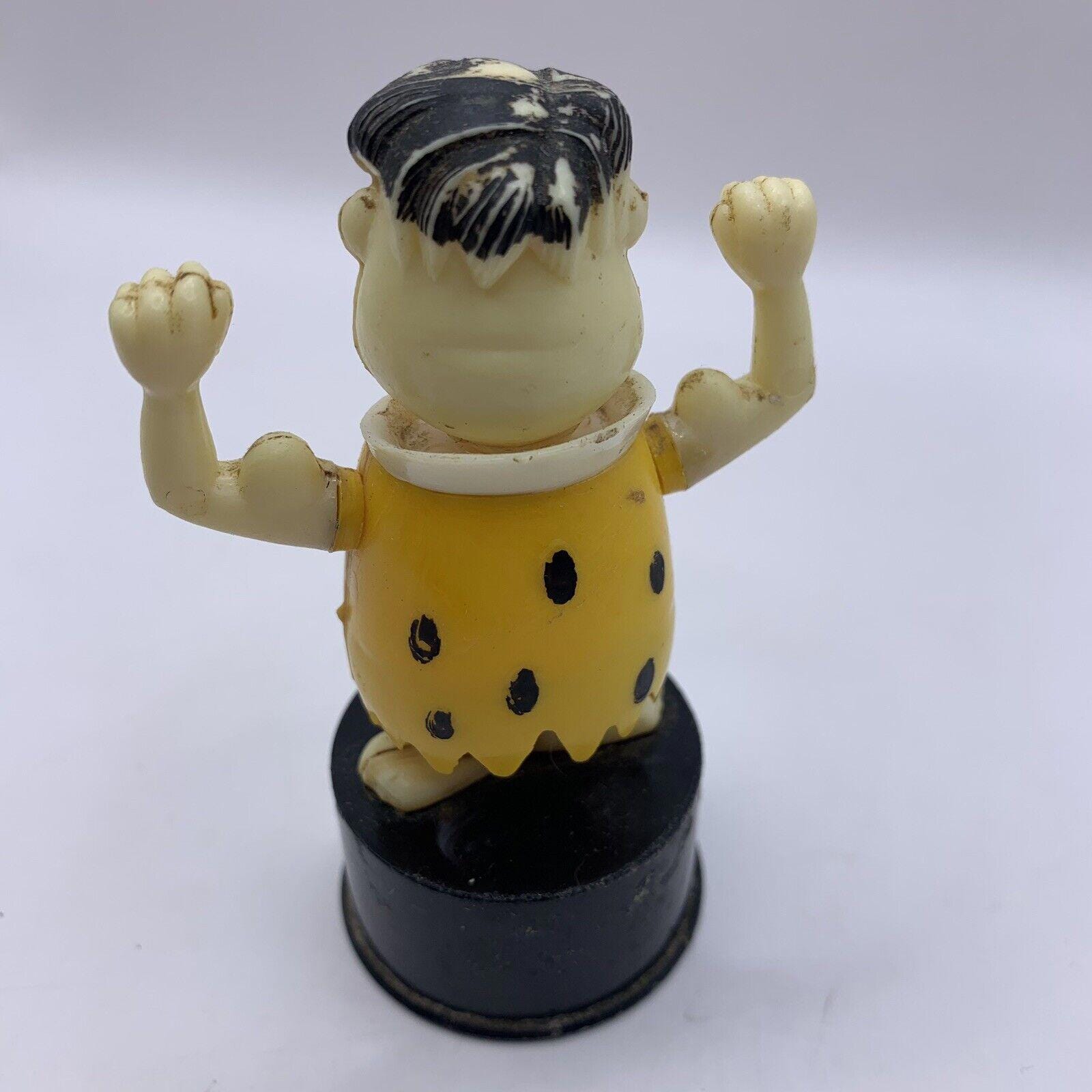 Vintage Fred Flintstone Hanna Barbera Push Button Puppet Toy by Kohner ...