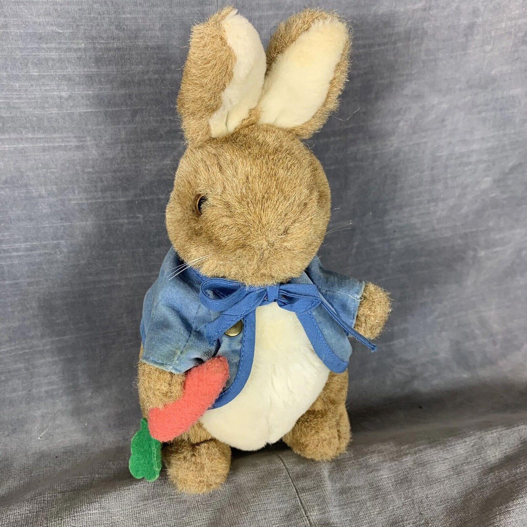 Vintage Eden Peter Rabbit Plush Beatrix Potter Stuffed Toy 9 Frederick ...