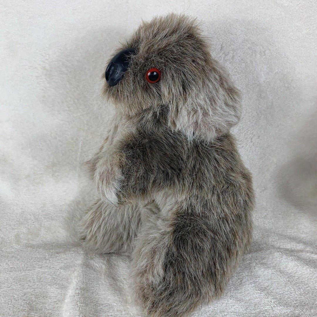 Country Critters Koala Hand Puppet Plush 10” Animal Vintage Made USA ...