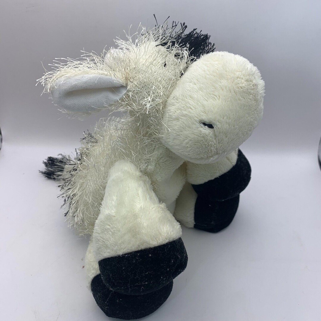 Webkinz Ganz Black & White Cow Plush Stuffed Animal Toy HM003 NO CODE ...